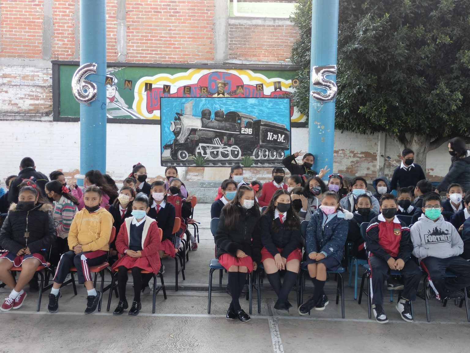 Celebran 65 años de fundación de la escuela primaria “Ferrocarriles Nacionales de México ...